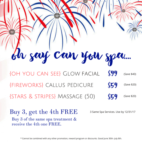 {Oh Say Can You Spa} - July 4th Declaration of Relaxation!